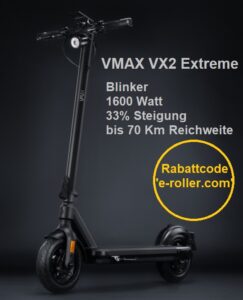 VMAX VX2 Extreme LT / ST / GT im Test + Rabattcode - e-Roller.com